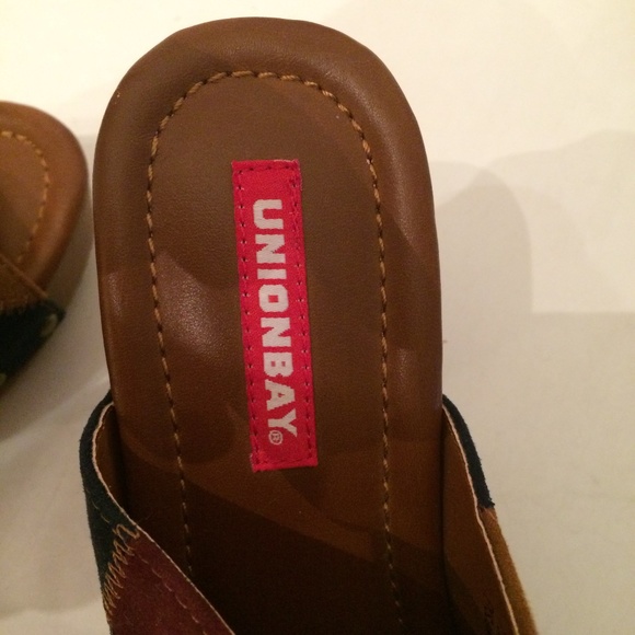 UNIONBAY | Shoes | Unionbay Patchwork Slip On Platform Shoes 75 | Poshmark